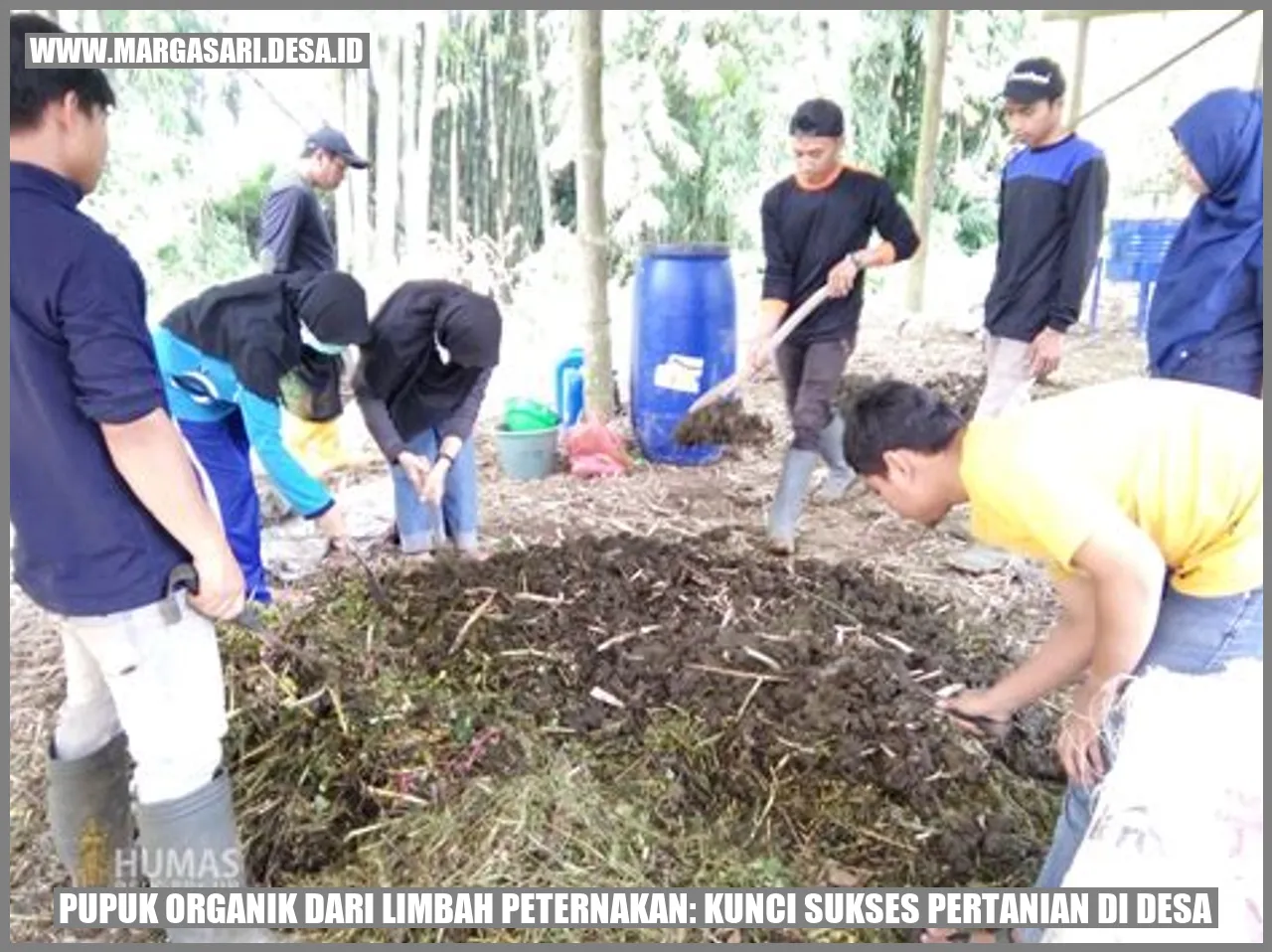 Pupuk Organik dari Limbah Peternakan: Kunci Sukses Pertanian di Desa - Margasari
